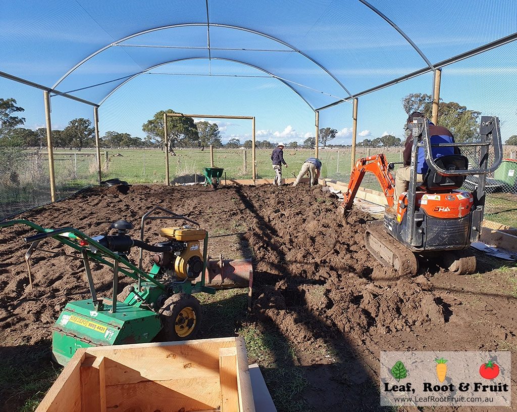 Backyard Orchard Netted Structures - Leaf, Root & Fruit Gardening Services